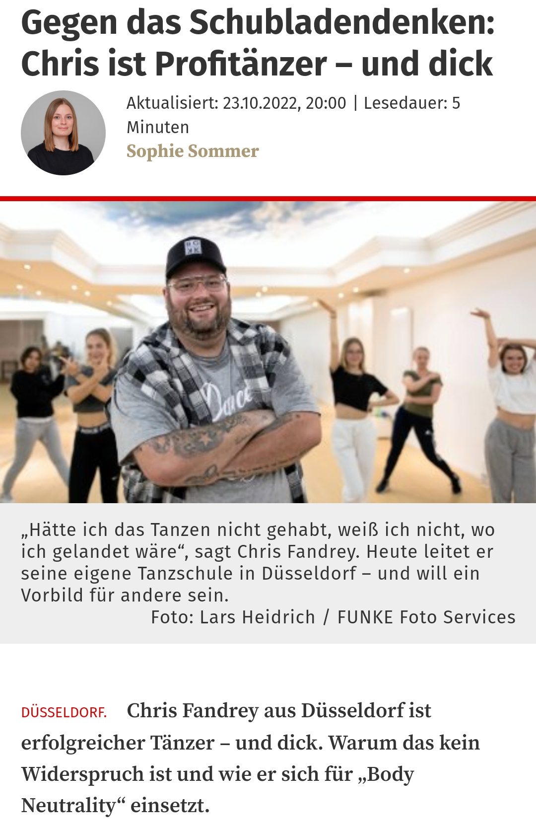 CHRIS FANDREY #DANCEHASNOSIZE - HOME